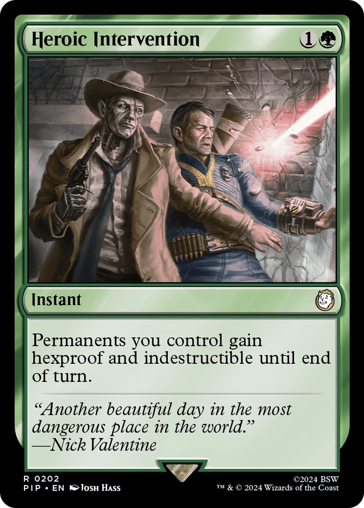Heroic Intervention (PIP) - Foil – Wizard's Tower