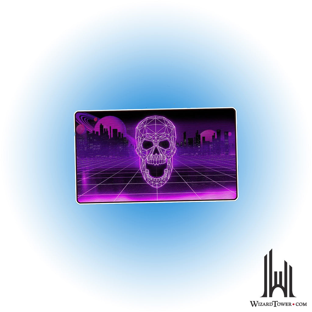 Playmat - Retrowave Skull Swamp – Wizard's Tower