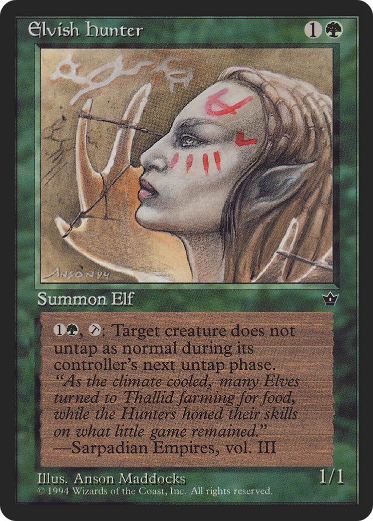 Elvish Hunter (Illus. Anson Maddocks) (FEM) – Wizard's Tower