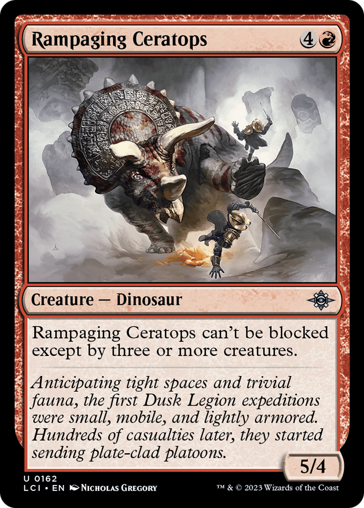 Rampaging Ceratops (LCI) - Foil – Wizard's Tower