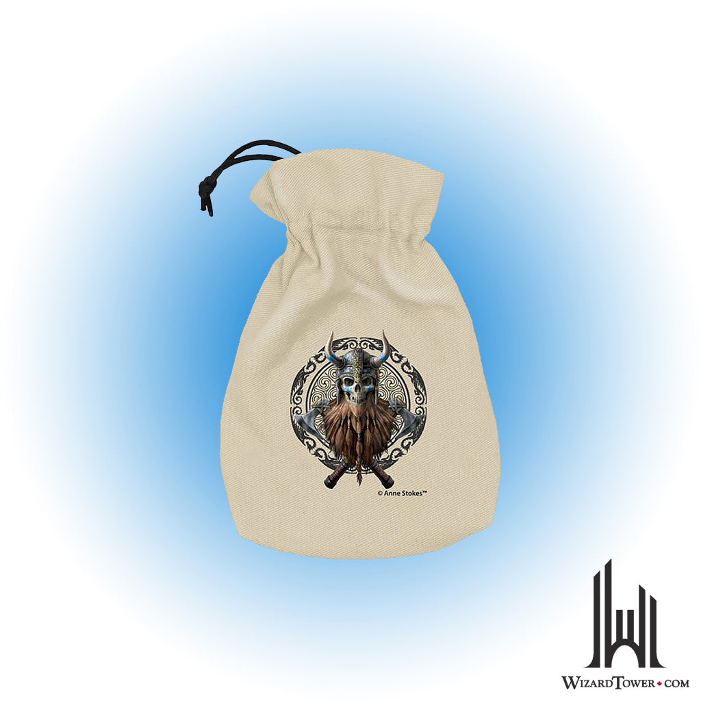 Dice Pouch - Anne Stokes Viking Skull – Wizard's Tower