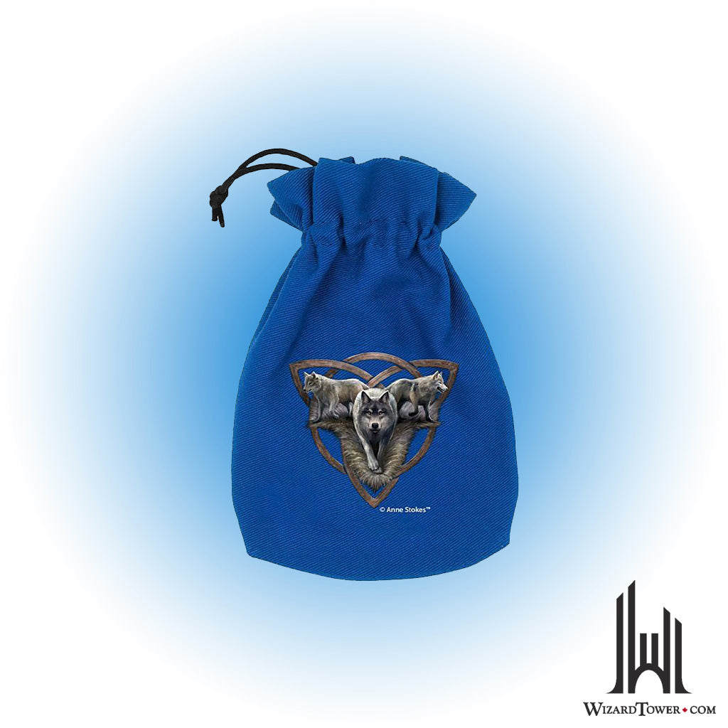 Dice Pouch - Anne Stokes Wolf Trio – Wizard's Tower