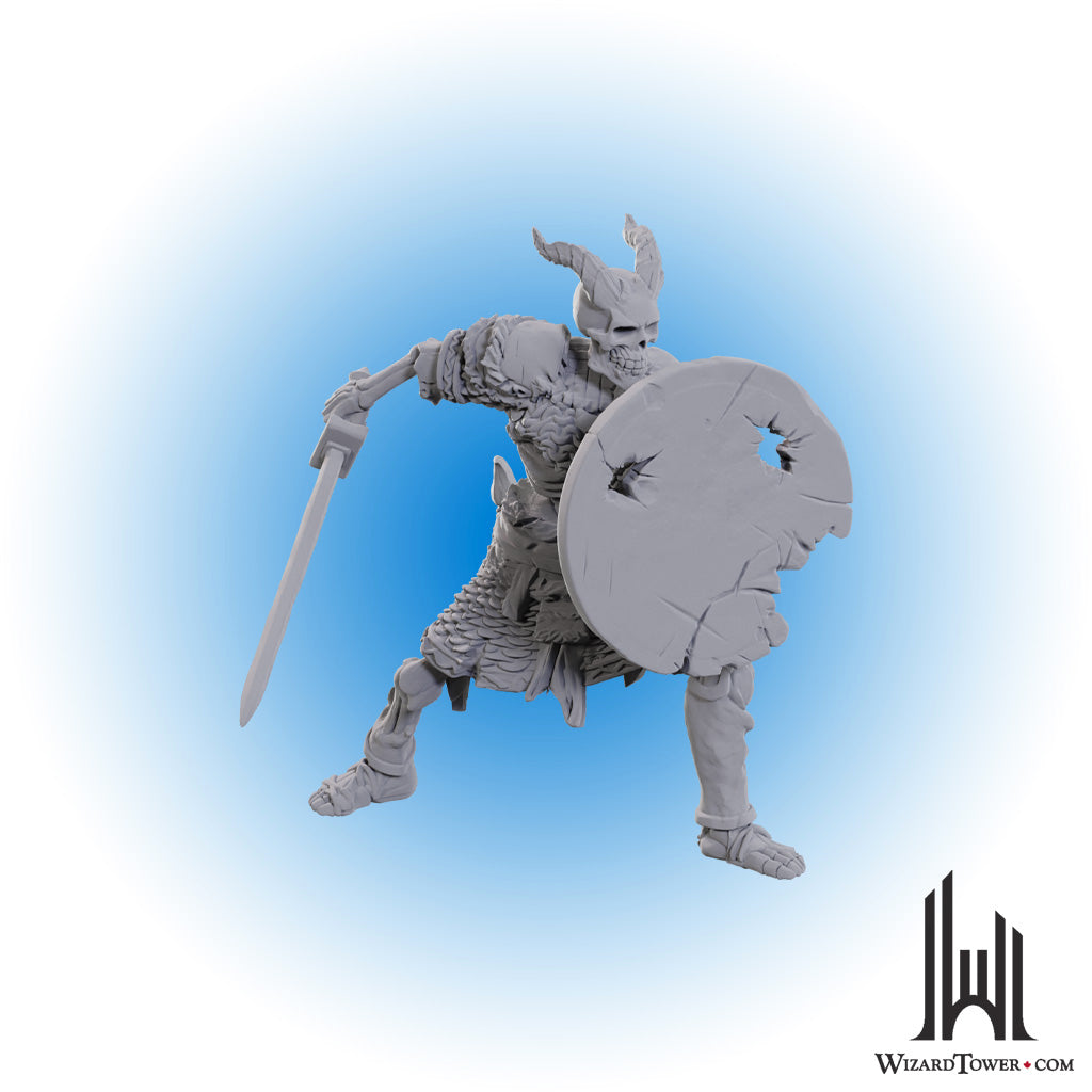 Unpainted Miniature - Dungeons & Dragons - Tiefling Skeleton – Wizard's ...