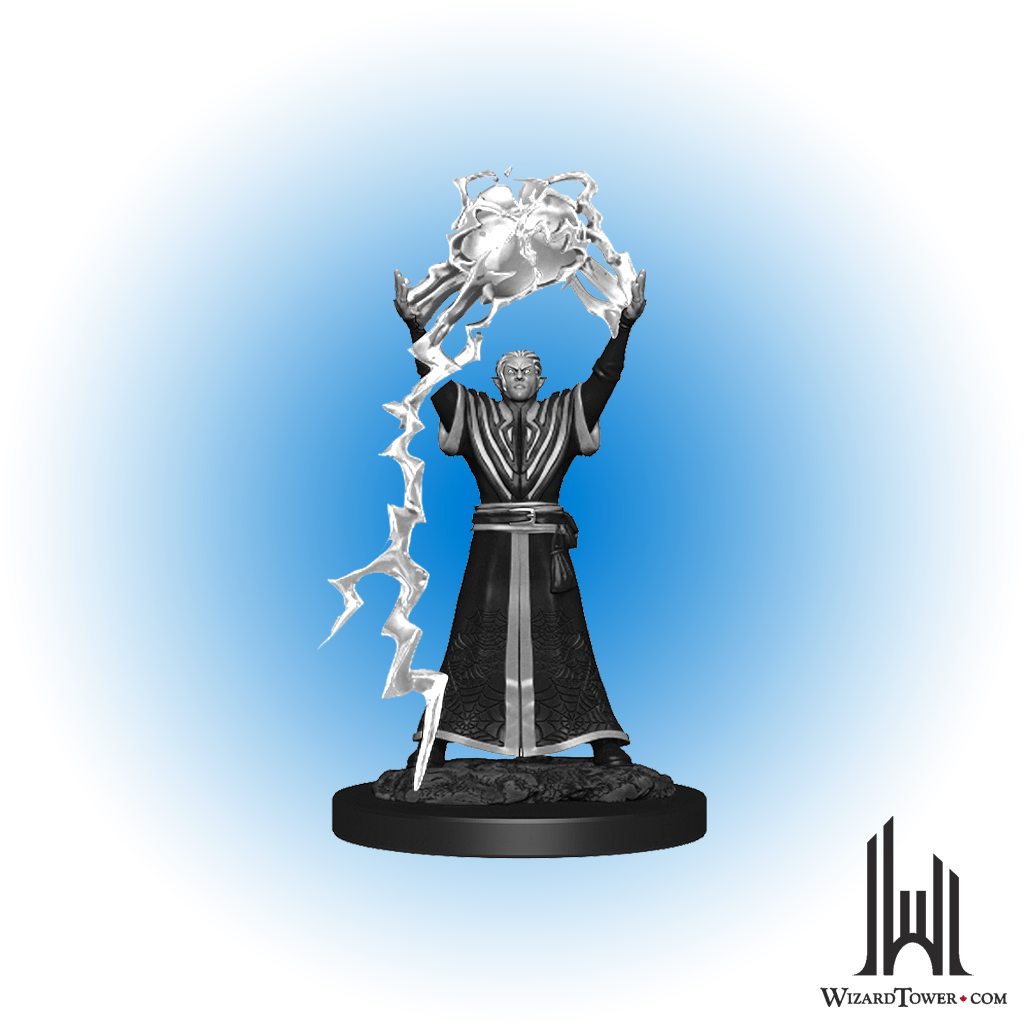 Unpainted Miniature - Dungeons & Dragons - Drow Mage and Drow Priestes ...