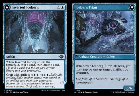 Inverted Iceberg // Iceberg Titan (LCI) - Foil – Wizard's Tower