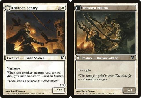 Thraben Sentry // Thraben Militia - Foil – Wizard's Tower