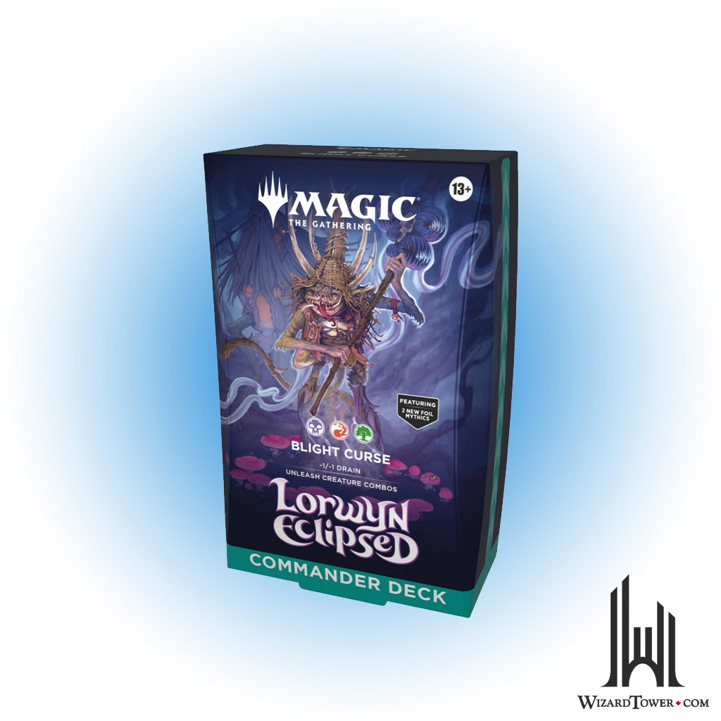 Magic the Gathering Lorwyn Eclipsed Commander Deck - Blight Curse (BRG ...