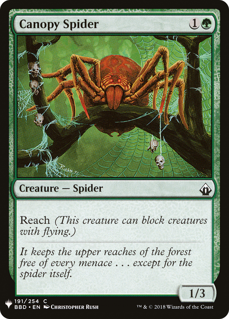 Canopy Spider (PLST) – Wizard's Tower