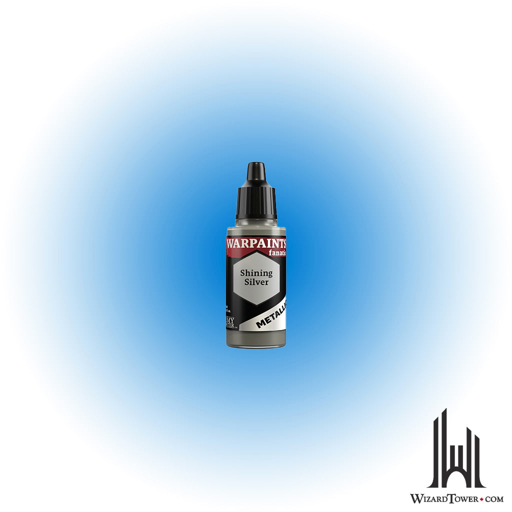 Army Painter Warpaints Fanatic Metallics Shining Silver - 18ml – Wizard ...